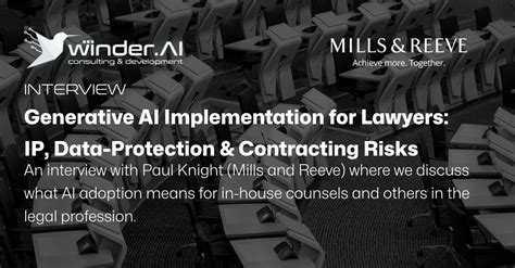 Generative Ai Implementation For Lawyers Ip Data Protection
