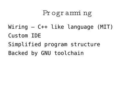 Arduino And Physical Computing Ppt Free Download