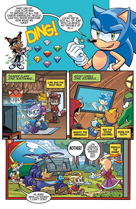 Sth 283 Preview Page 2 Archie Sonic Comics Know Your Meme