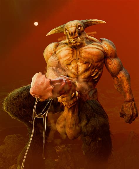 Rule 34 3d Artwork Balls Bodily Fluids Claws Demon Digital Media Artwork Erection Finger