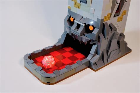 Lego Moc Dungeon Dice Tower By Vnavone Rebrickable Build With Lego