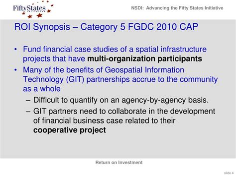 Ppt 2010 National Spatial Data Infrastructure Nsdi Cooperative Agreements Program Cap