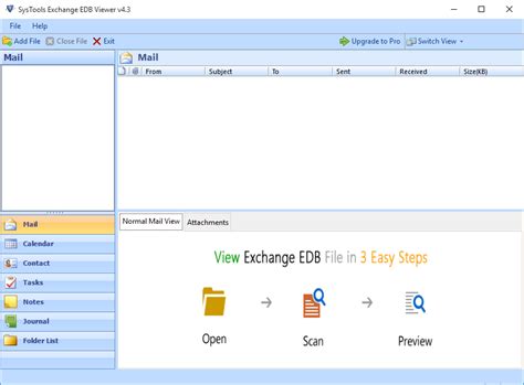 Free EDB File Viewer To Open EDB File Without Exchange Server