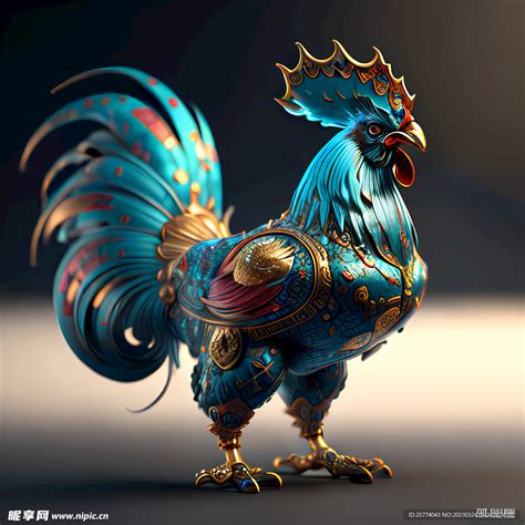 景景泰蓝色系鸡插画设计图 绘画书法 文化艺术 设计图库 昵图网