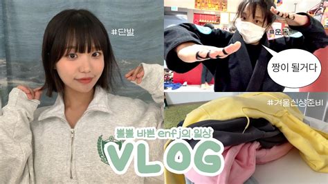 최근 일상 제출합니다🌝 단발도 하고 운동도 하고 겨울 신상 준비도 하는 바쁜 일상 Vlog🍀ㅣ 가랏 혜수몬 Youtube