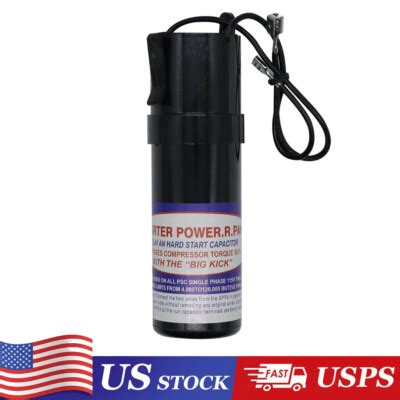Spp6 Super Boost Ac Hard Start Capacitor Kit 500 Torque Increase Ebay