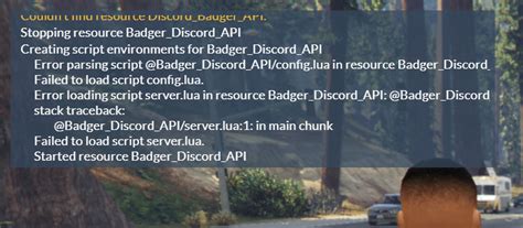 [script Discordaceper] Script Error Citizen Scripting Lua Scheduler Lua 867 No Such Export