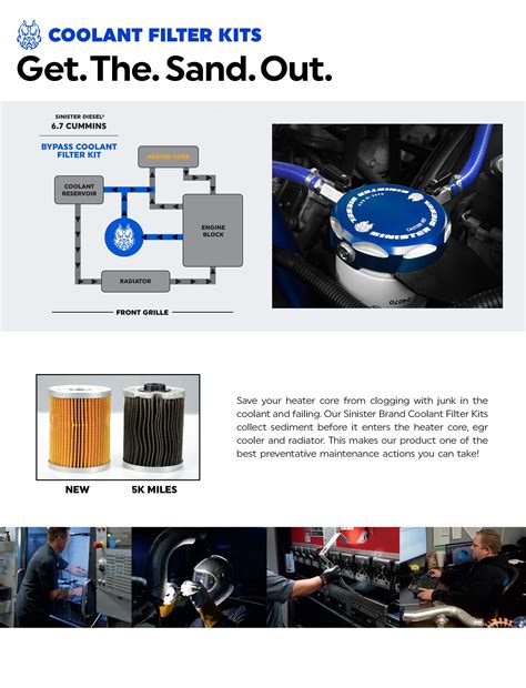 Coolant Filtration System For 2013 2018 Dodge Cummins 67l