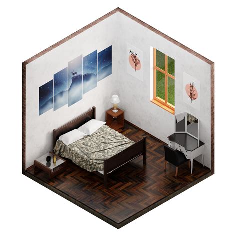 Isometric Bedroom By Tech Models — Prouser Me