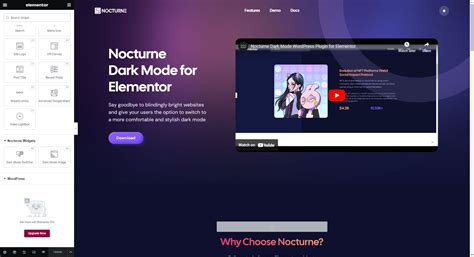 Nocturne Dark Mode Elementor Dark Mode Toggle For Wordpress Wordpress Plugin