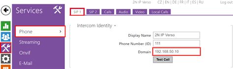 How To Set Up Calls From To 2n Ip Intercoms Faq Intercoms Private