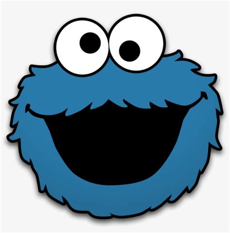 Printable Cookie Monster Face