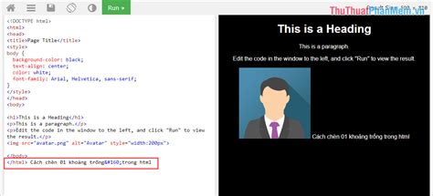 Inserting Spaces And Gaps In Html