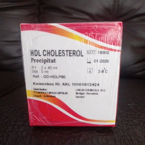 Jual Reagen HDL Cholesterol Precipitat 2x40ml Glory Diagnostic Shopee Indonesia