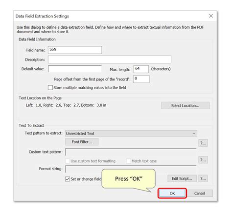 Using Scripting To Redact Extracted Text