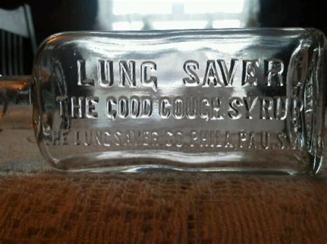Vintage Lung Saver Co The Good Cough Syrup Philadelphiapa Early