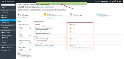 Ssl It Plesk Tips And Tricks The Official Devclouds Blogs