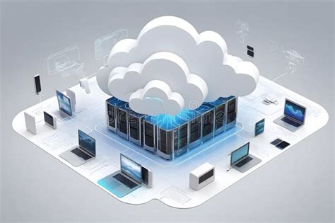 The Importance Of Cloud Computing And Data Privacy Stock Illustration Illustration Of Future