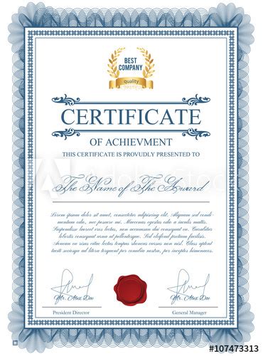 Validation Certificate Template Templates Example Templates Example