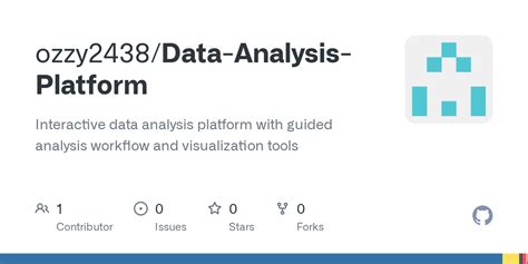 Github Ozzy2438data Analysis Platform Interactive Data Analysis