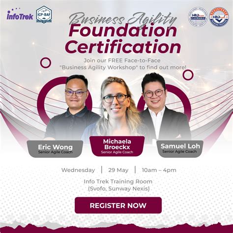 Free Business Agility Workshop May 29 2024 Info Trek