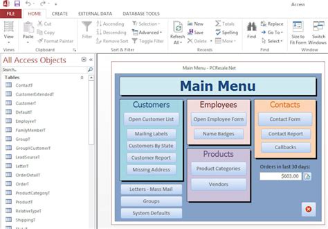 Design Database Using Msaccess By Nomiclever
