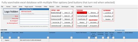 fully searchable excel database freelancer