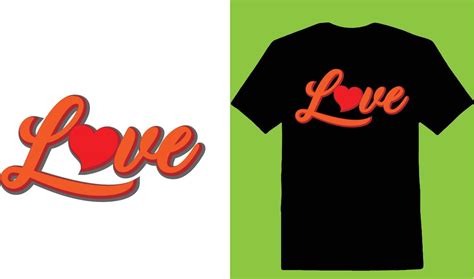 Love Valentine Day T Shirt 17405777 Vector Art At Vecteezy