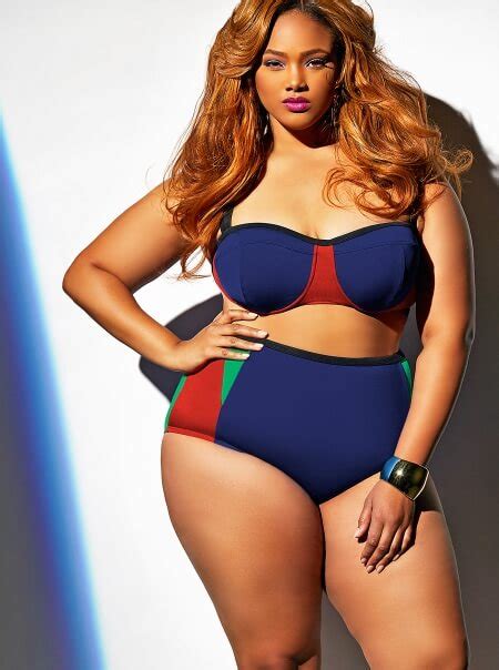 Monif C Swimwear Fashion Forward Swimsuits For Plus Sized Women The