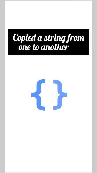 Copied A String From One To Another In C Programming Shorts C Cpp Cprogramming Code