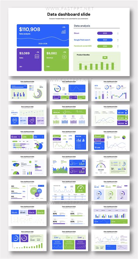 Data Dashboard Infographic Template