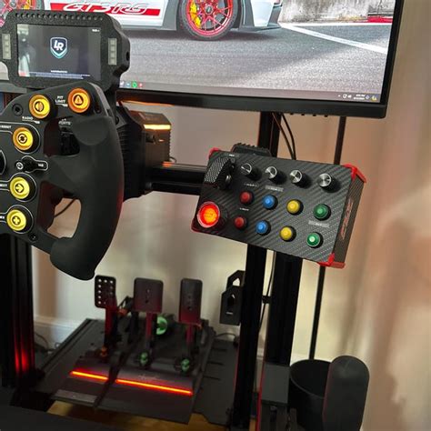Button Box Sim Racing Console 22 Funzioni Leva Ignizione E Start