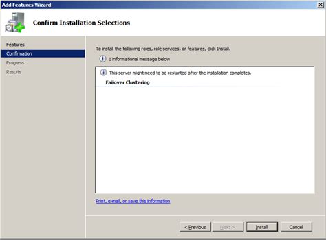 Installing Failover Clustering With Windows Server 2008 R2 Cr Tech