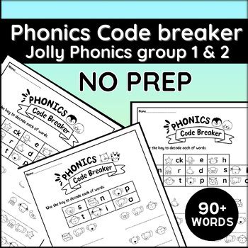 Phonics Code Breaker Jolly Phonics Group 1 2 By GoodLearnLab TPT