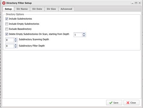 exclude some subfolders and the subfolders of the excluded subfolder