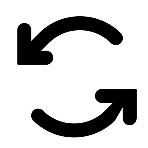 Arrows Counter Clockwise Thin Outlined Svg Vectors And Icons Svg Repo