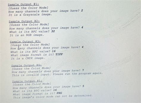 Solved Begin{tabular}{ L L L L } Hline And Grayscale And Rgb And