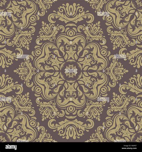 Damask Seamless Pattern Stock Photo Alamy