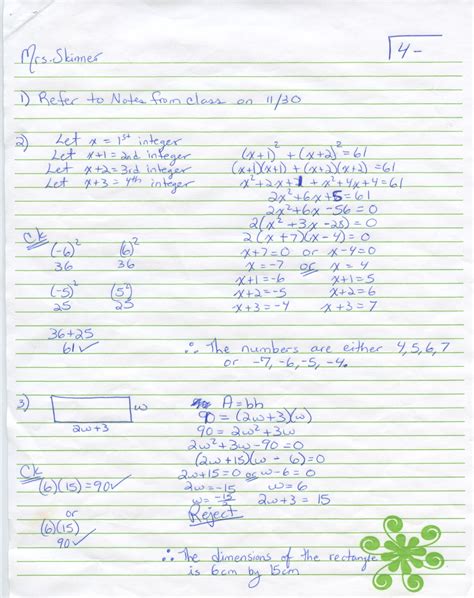 Iroquois Algebra Blog Unit 4 Word Problems Worksheet Answer Key