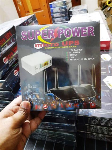 Micro Ups For Router And Onu Long Backup Ensure Uninterrupted Power Supply For Essential