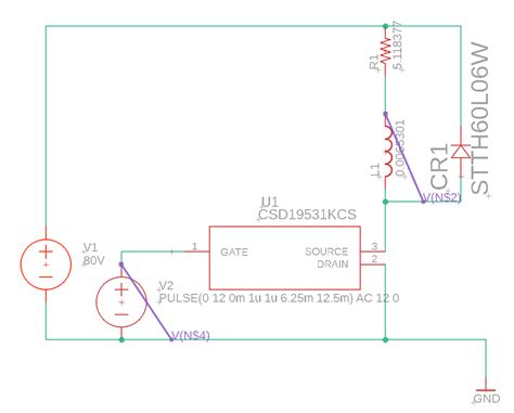simulating basic mosfet in spice autodesk community