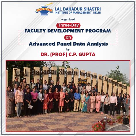 Fdp On Advanced Panel Data Analysis Lbsim
