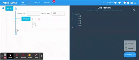 user interface customisable gui for generating json stack overflow