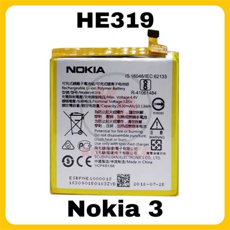 Jual Baterai Nokia He Original Shopee Indonesia
