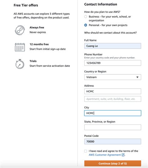 Get Started With AWS Free Tier Viet AWS