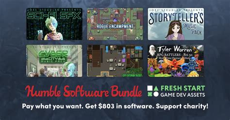 humble game dev assets software bundle epic bundle