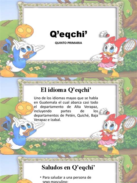 Contenido Qeqchi Pdf