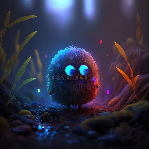 Tiny Fairy Creature In A Magical Fairy Tale Forest Generative Ai Cute