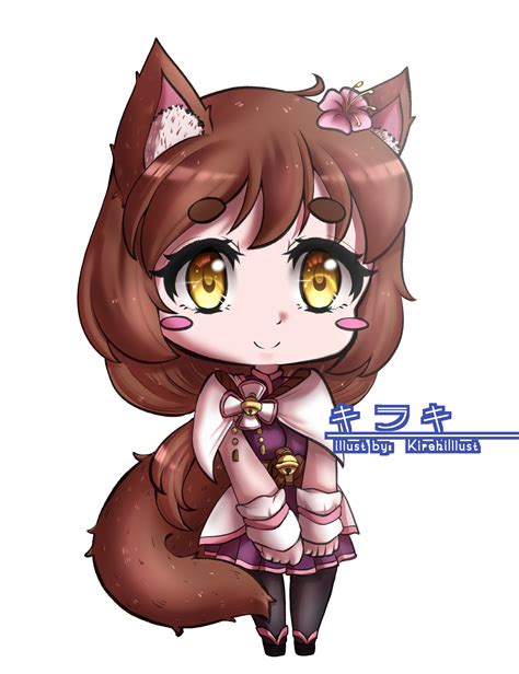 Artstation Chibi Kitsune Kofi Request