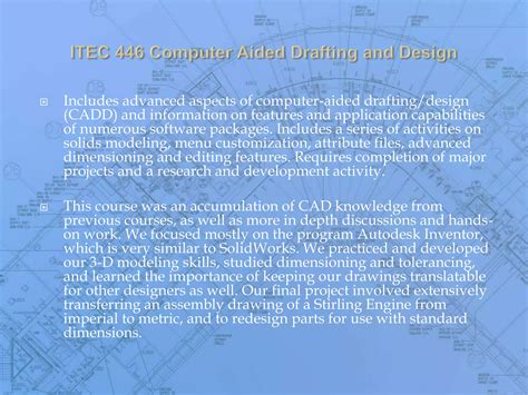 Cad Design Portfolio Pptx Drawing And Sketching Arts And Crafts